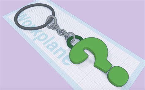 Keychain Challenge Tinkercad