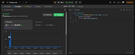 Sahil Kumar On Linkedin Leetcode Problemsolving Algorithms Sorting