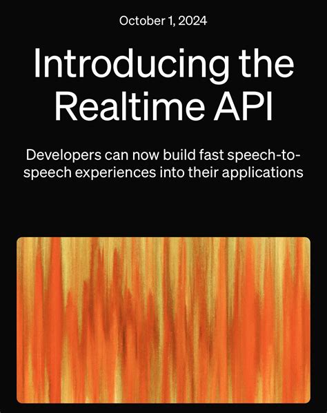 1 Realtime Api 오픈ai에서 새로운 Gpt 4o 모델 기반의 Realtime Api를 공개 베타로 선보였습니다