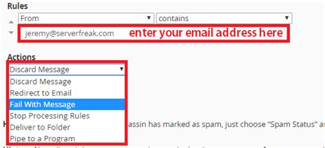 Serverfreak Technologies Sdn Bhd How To Create Global Email Filter In Cpanel