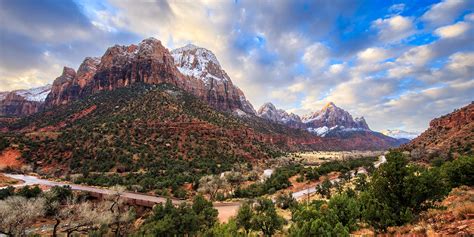 The Watchman Zion National Park Amid Rising Fire Danger Zion National
