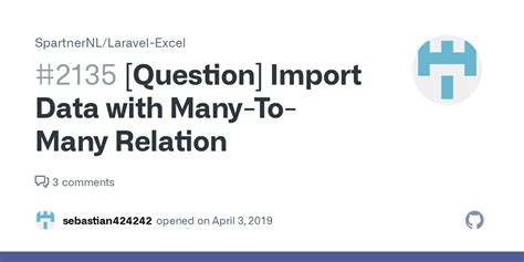 Question Import Data With Many To Many Relation · Issue 2135 · Spartnernllaravel Excel · Github