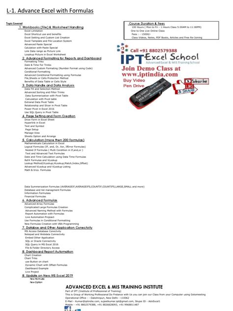Advanced Excel And Mis Report Automation Pdf Microsoft Excel