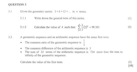 Solved Given The Arithmetic Series Chegg Com