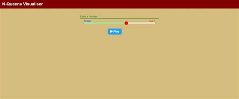 n queen visualizer app using html and css in vanillajs with source code