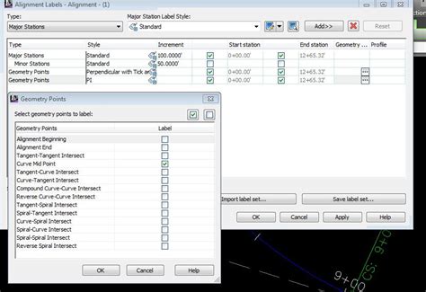 alignment style vs alignment labels pi treated differently autodesk