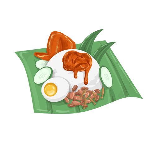 Free Download High Quality Nasi Lemak Food Pngs