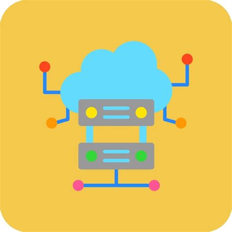 Premium Vector Cloud Server Icon