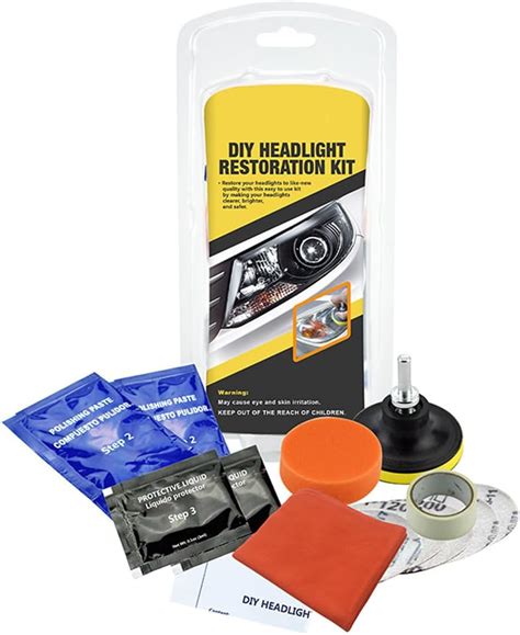 Hdirect Easy Diy Automotive Headlight Restoration Kit Headlight Repair Kit Headlight