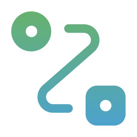 Routing Generic Flat Gradient Icon