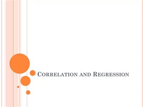 PPT Correlation And Regression PowerPoint Presentation Free Download ID 6803903