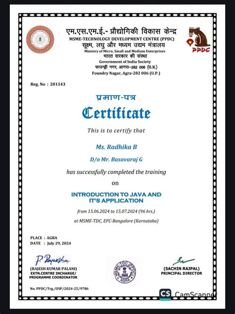 Completed Introduction To Java Course By Msme Radhika B Posted On The Topic Linkedin
