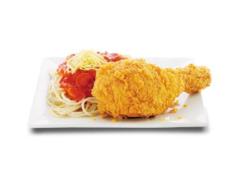 1 Pc Chicken Mcdo With Spaghetti And Fries Boracay Delivery Myboracayguide