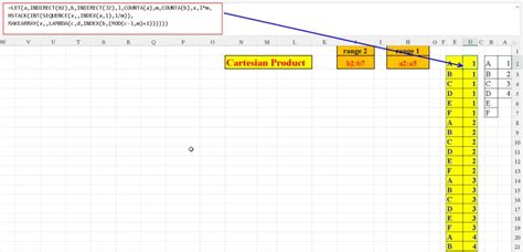 meni porat on linkedin cartesian product in excel the cartesian