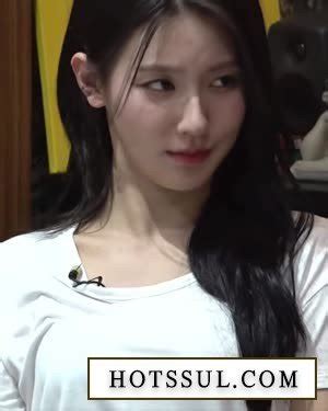 후줄근한 티를 입어도 예쁜 여자아이들 미연 움짤