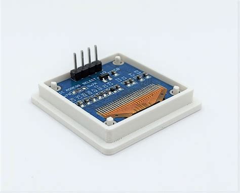 bezel oled display 96 0 96 0 96 128x64 ssd1306 enclosure installation