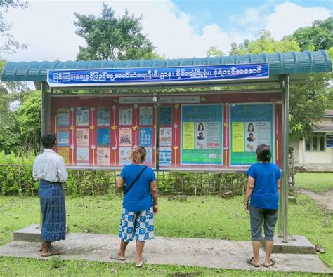 ပိုင်ကျုံမြို့၌ ကိုဗစ် ၁၉ရောဂါကြိုတင်ကာကွယ်ရေး အသိပညာပေးအကြောင်းသိကောင်းစရာများ နံရံကပ်စာစောင်ပ