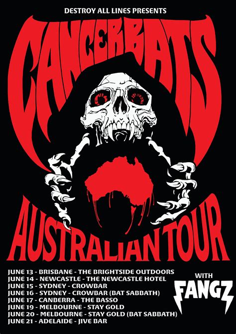 Canadas Cancer Bats Announce Australian Return With National Tour With