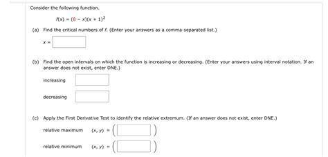 solved consider the following function f x 8 x x 1 2 a