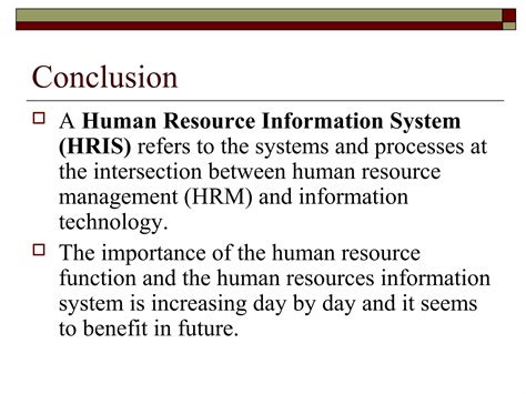 Hris Human Resource Information System Ppt Internet Computing