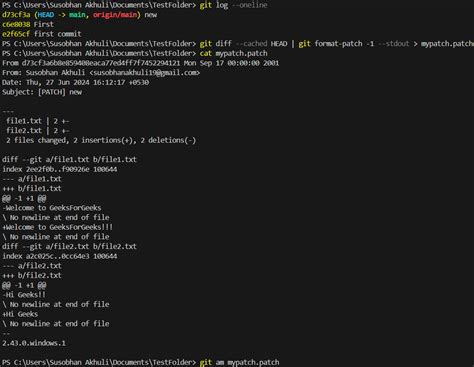 Create A Git Patch From Uncommitted Changes GeeksforGeeks