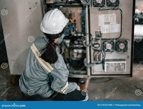 Robotic Technician Control Automation Works Within Accepted Limits By Testing Operating Voltages