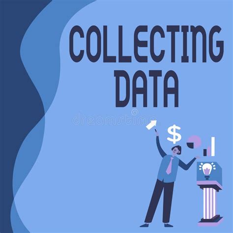 Conceptual Caption Collecting Data Business Showcase Gathering And Measuring Information On
