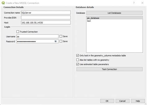 how to open ms sql server spatial table on qgis gis tutorial