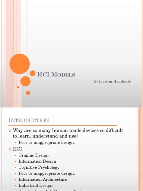 Models Of Hci Pdf Conceptual Model Input Output