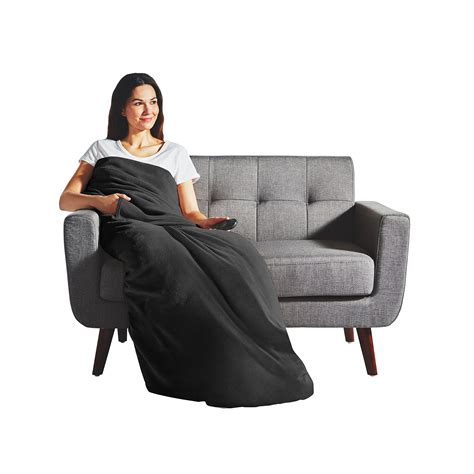 Sunbeam Royal Sherpa Foot Pocket Heated Throw Electric Blanket 50 X