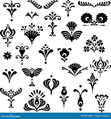 Set Of Vector Graphic Elements For Design Stock Illustration