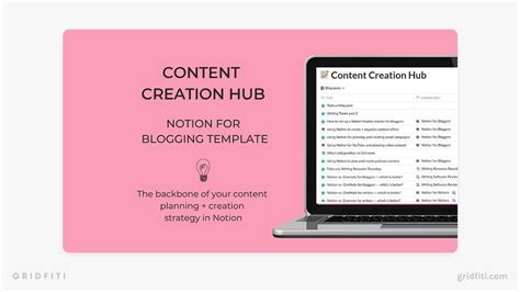 30 notion social media templates and content creation hubs gridfiti