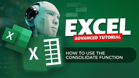 How To Use The Consolidate Function In Excel Sinhala Tutorial Youtube