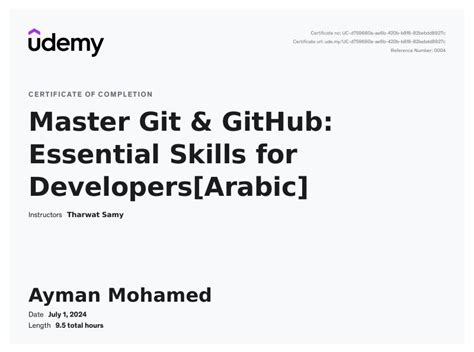 Completed Mastering Git And Github Course Ayman Mohamed Posted On The Topic Linkedin