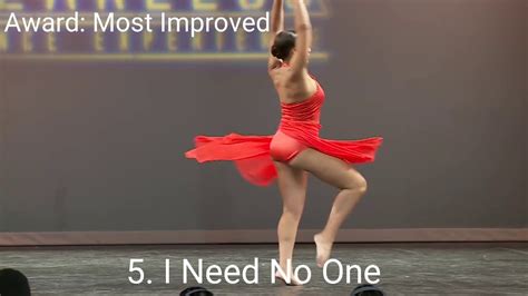 Last Dance Moms Solos Ranked Youtube