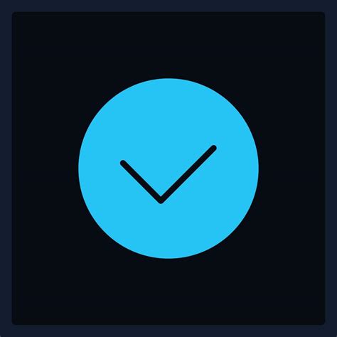 Active Accept Button Ui Element Template Editable Isolated Vector