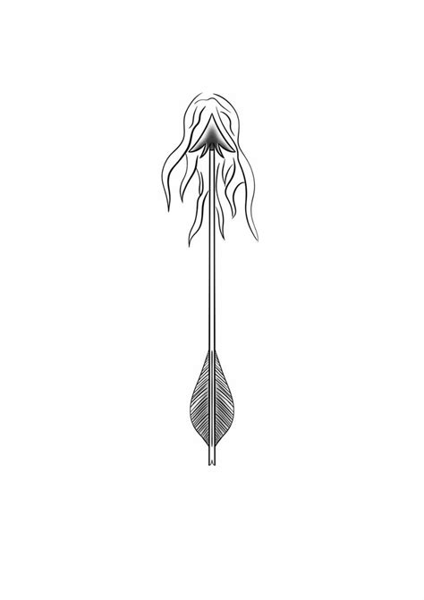 Flaming Arrow Tattoo In 2025 Arrow Tattoo Tattoos Arrow