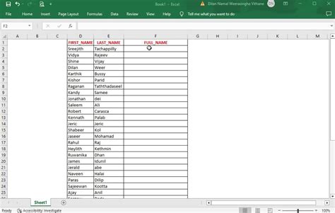 dilan weerasinghe on linkedin microsoft excel