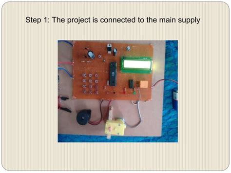 Password Based Door Locking System Pptx
