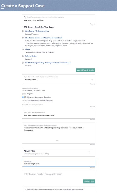 Netsuite Applications Suite Creating A Support Case