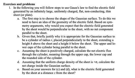 Solved Ercises And Problems 1 In The Following You Will Chegg Com