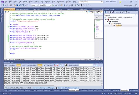 Using The Socket Api On Raspberry Pi W With Freertos Visualgdb Tutorials