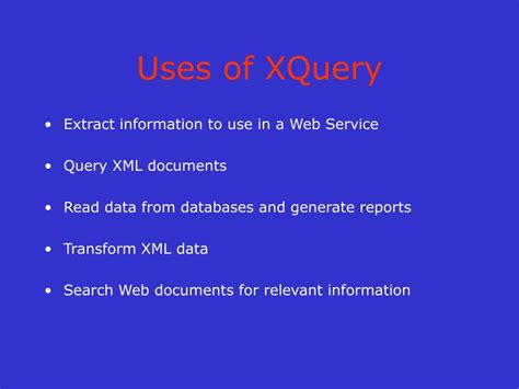 ppt xquery powerpoint presentation free download id 5337299