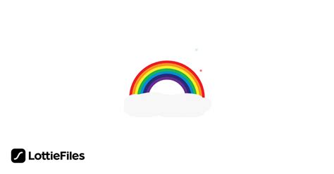 Free Clound With A Happy Rainbow Animation By Tomer Arnon LottieFiles