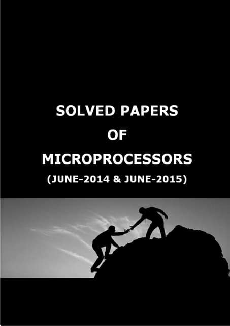 Vtu 4th Sem Cse Microprocessors Solved Papers Of June 2014 And June 2015 Pdf