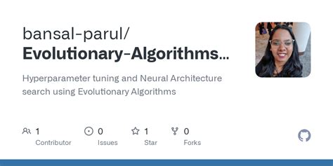 github bansal parul evolutionary algorithms in deep learning
