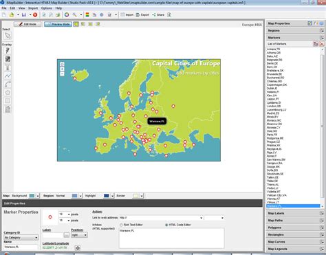 Imapbuilder Interactive Html5 Map Builder Presentation Software