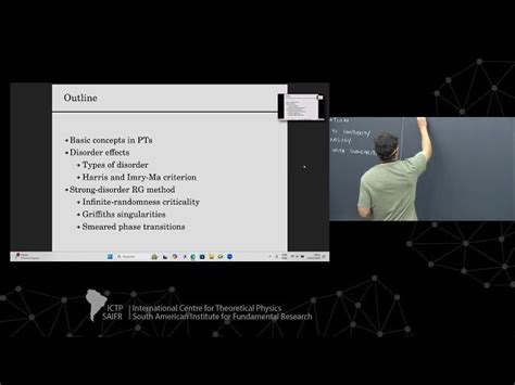 Free Video Phase Transitions In Disordered Quantum Systems Class 1