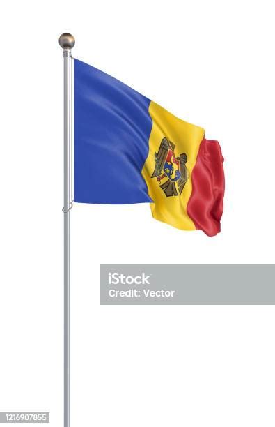 3d 일러스트레이션 현실적인 흔들리는 플래그입니다 흰색 배경에 격리 루마니아 0명에 대한 스톡 사진 및 기타 이미지 0명 2020년 3차원 형태 Istock