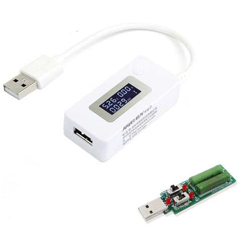Digital Display Usb Tester Current Voltage Charger Capacity Detector Power Bank Battery Meter